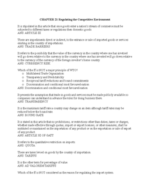 Chapter 12 Imports, Customs, and Tariff Law - CHAPTER 12 Imports ...