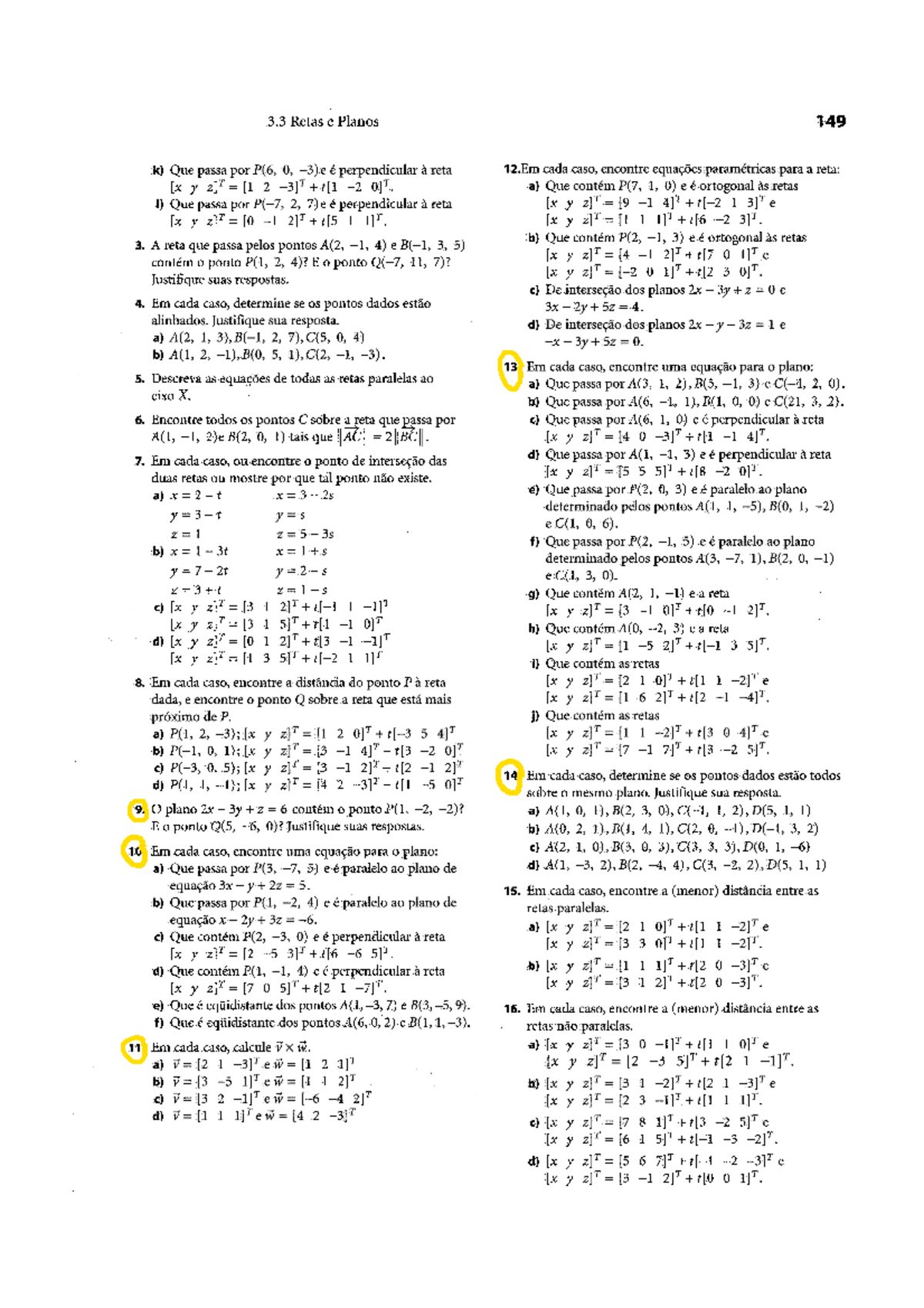 Exercicios Stewart - Álgebra Linear - Studocu