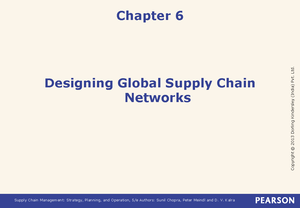 S8.1 Chapter 10 Supply Chain Strategy - Studocu