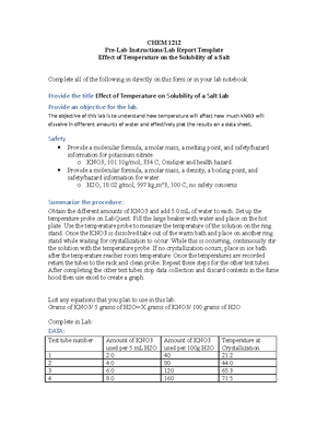 Prelab 11 chem1212 - CHEM 1212 Pre-Lab Instructions Synthesis of ...