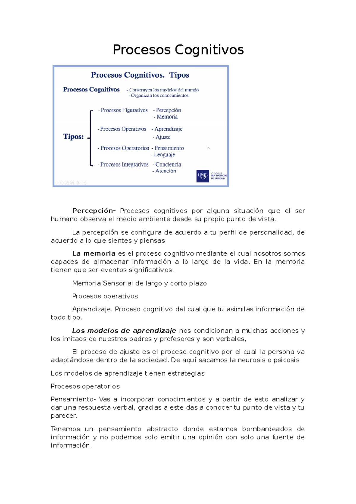 Procesos Cognitivos - La palabra “párrafo” proviene del griego ...