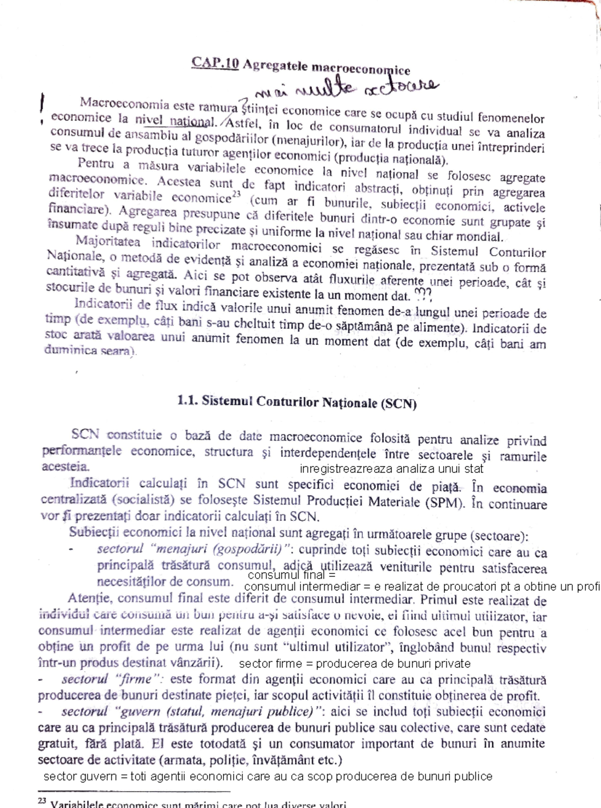 Introducere macroeconomie ASE CSIE - CAP Agregatele macroeconomice e ...