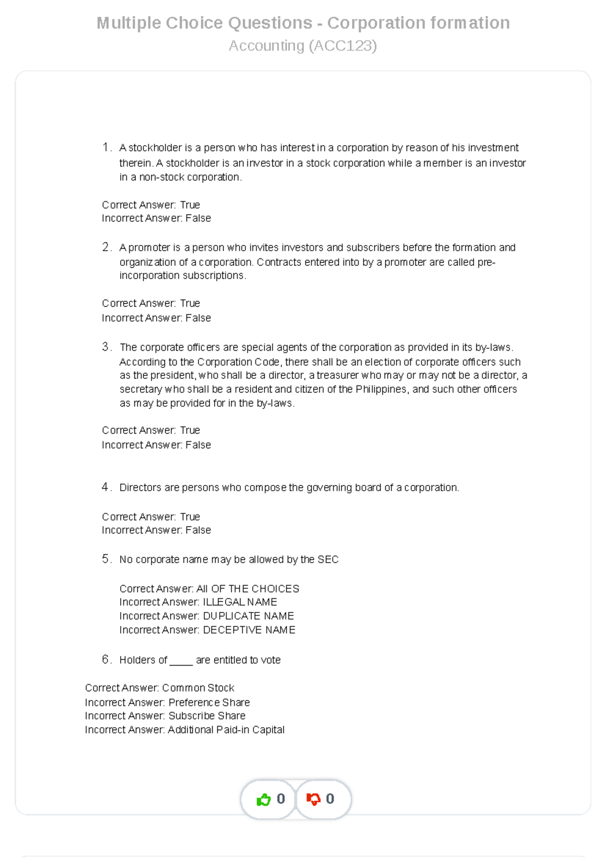 Multiple-choice-questions-corporation-formation compress - Multiple ...