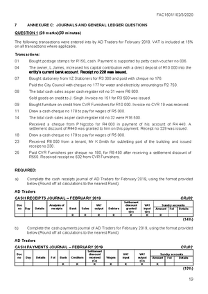 Learning Unit 3 - Questions 1 to 8 - Questions and solutions - 5 ...