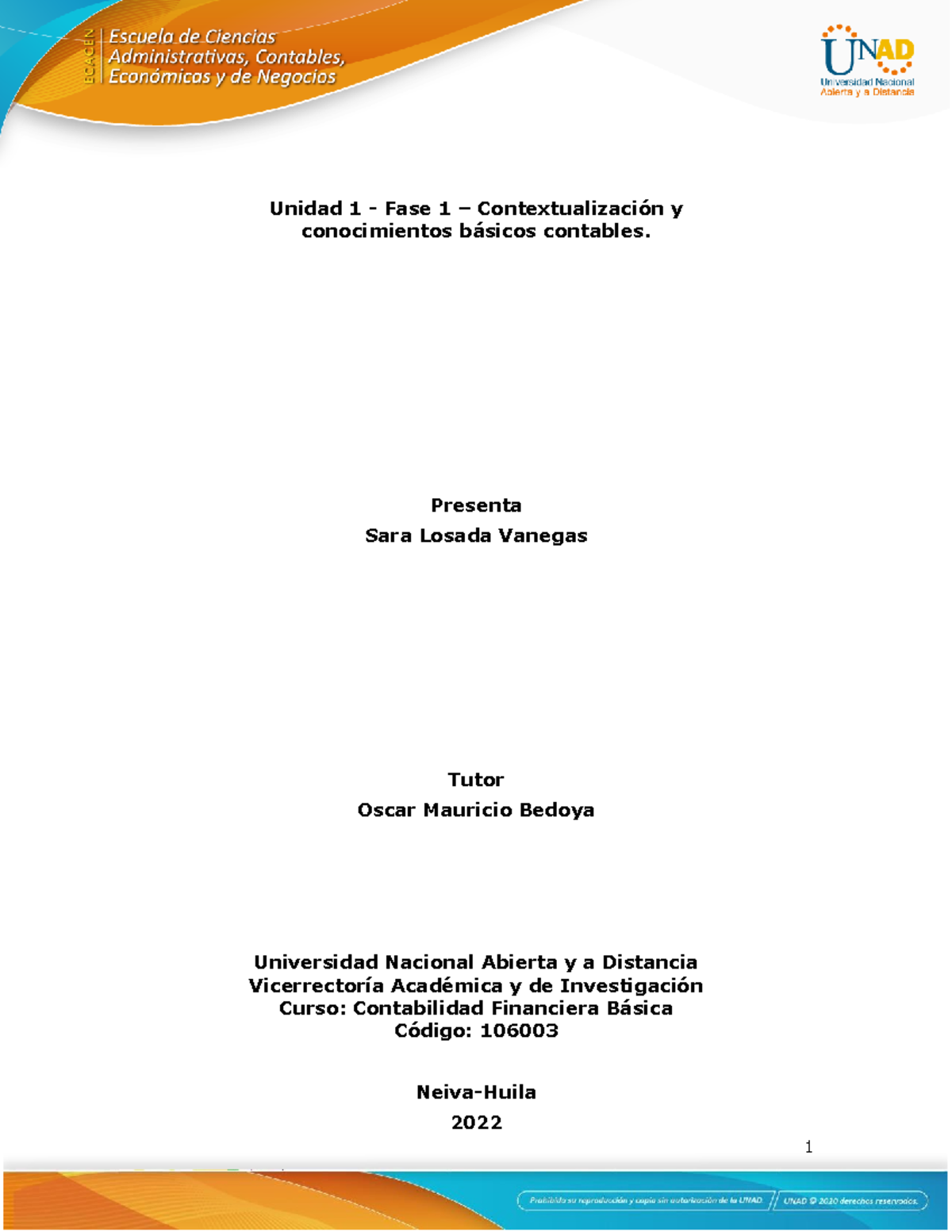 Contador Sara Losada Vanegas Fase 1 - Unidad 1 - Fase 1 ...