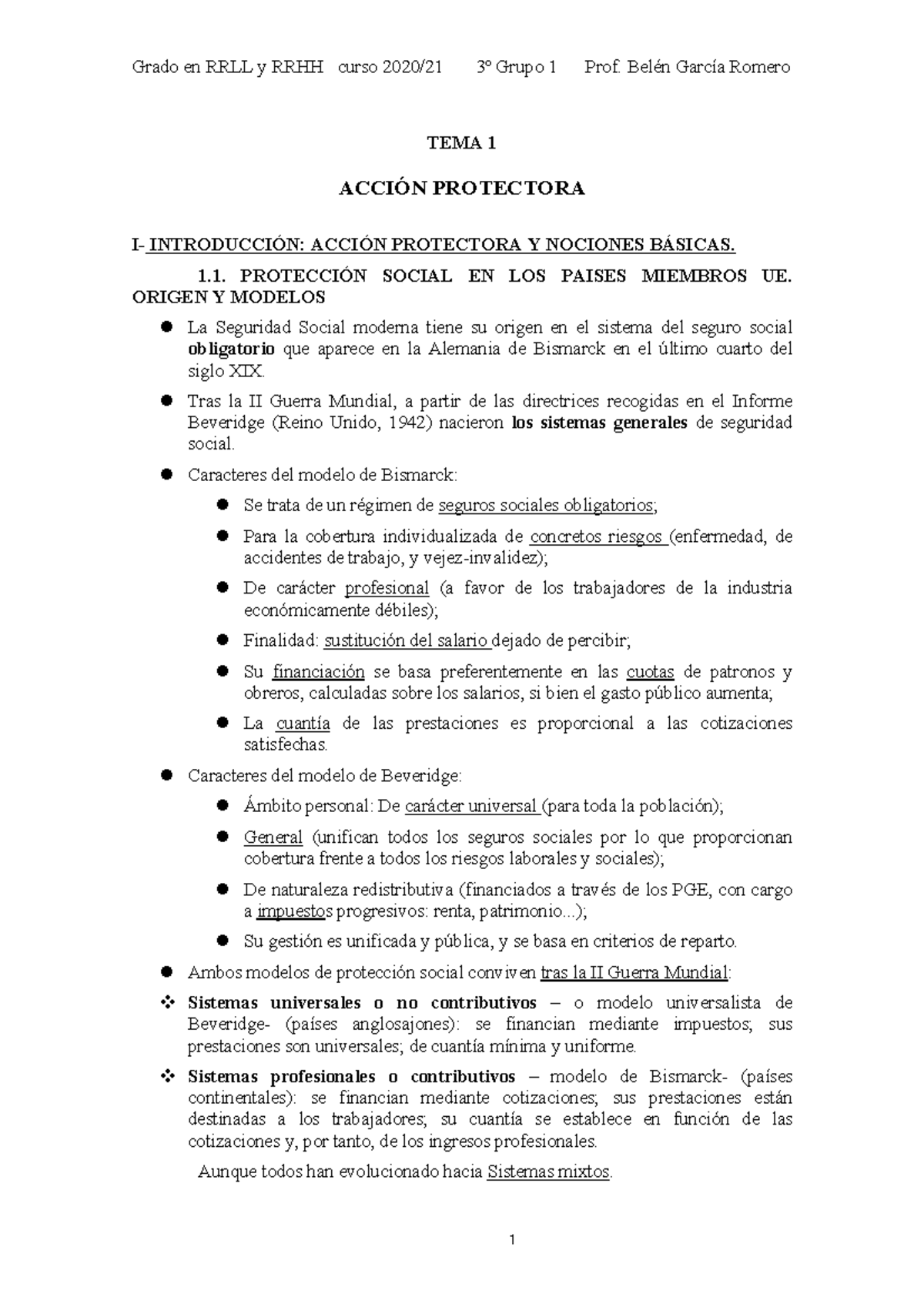 TEMA 1 Accion protectora 2020 - TEMA 1 ACCIÓN PROTECTORA I ...