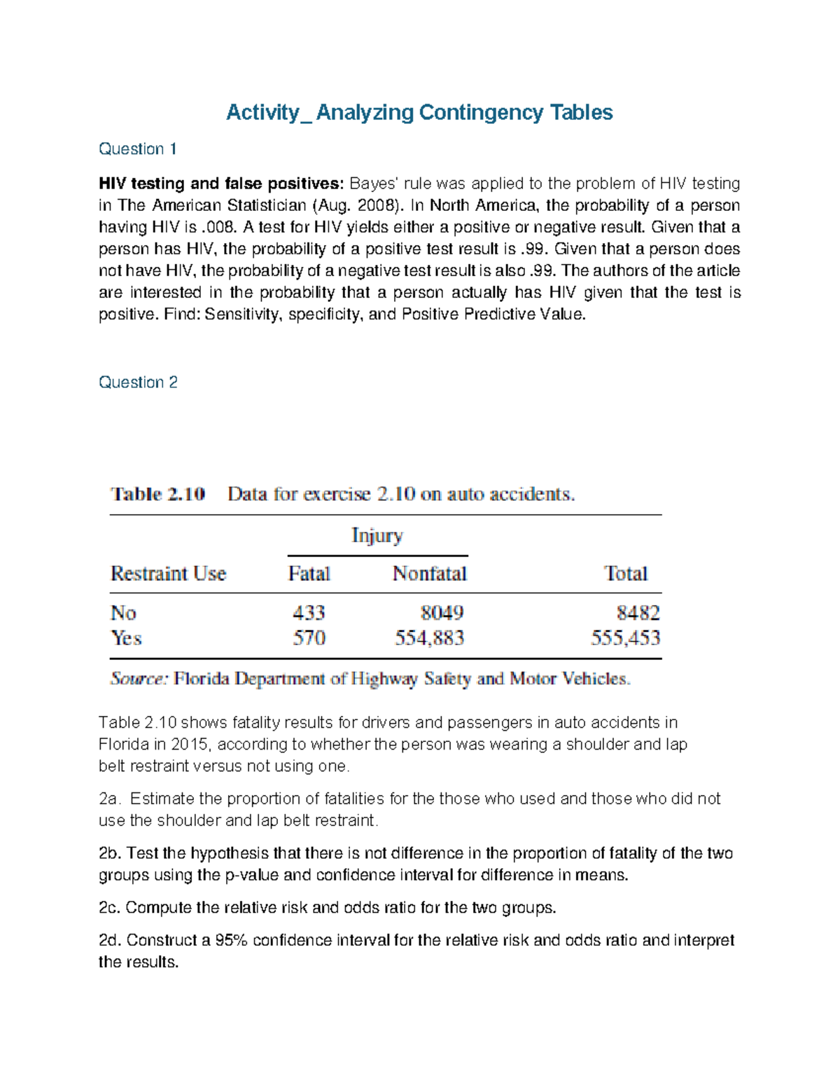 Activity 2 - Professor: Jonathan - Activity_ Analyzing Contingency ...