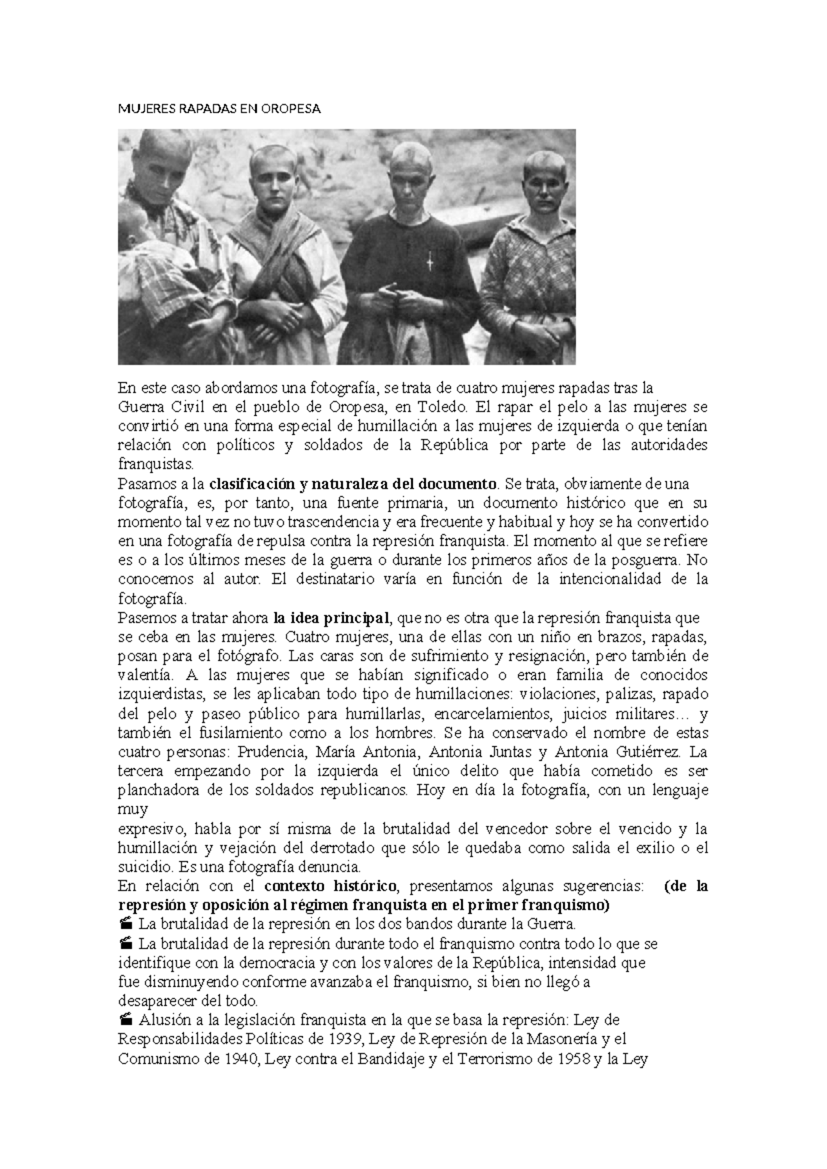 Mujeres Rapadas EN Oropesa - MUJERES RAPADAS EN OROPESA En este caso ...