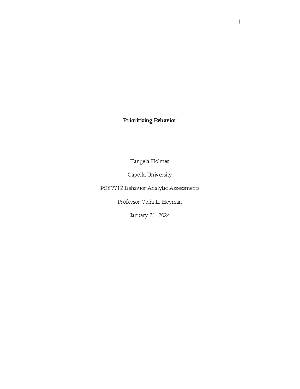 Annotated-Unit20Assignment%20 - Prioritizing Behavior Tangela Holmes ...