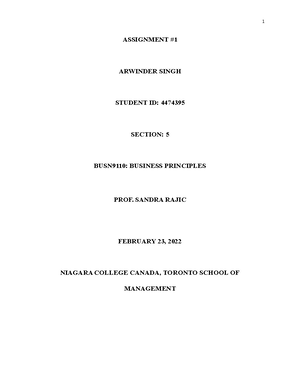 Wwf1 - Winter 2022 Professor Cathy Teixeira Lecture notes Early ...