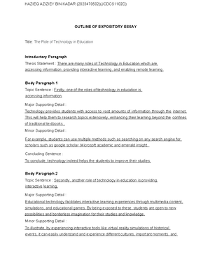 Recognizing Topic Sentences - Computer Science - Studocu