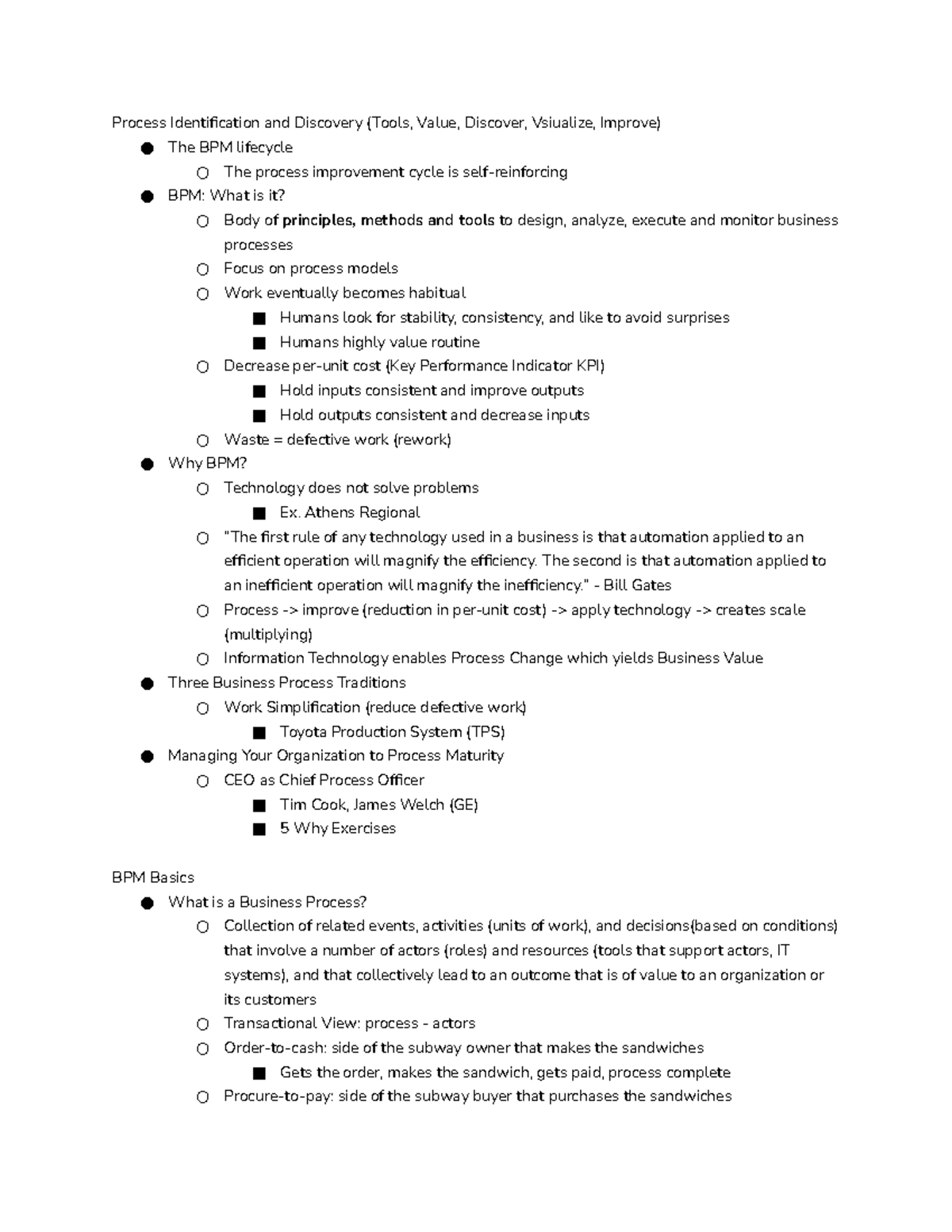 BPM Lecture 3 - Process Identification and Discovery - Process ...