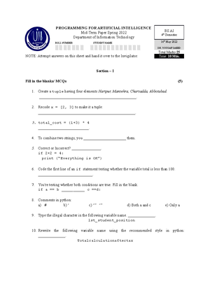 [Solved] Examples of estimation and its types - Artificial Intelligence ...