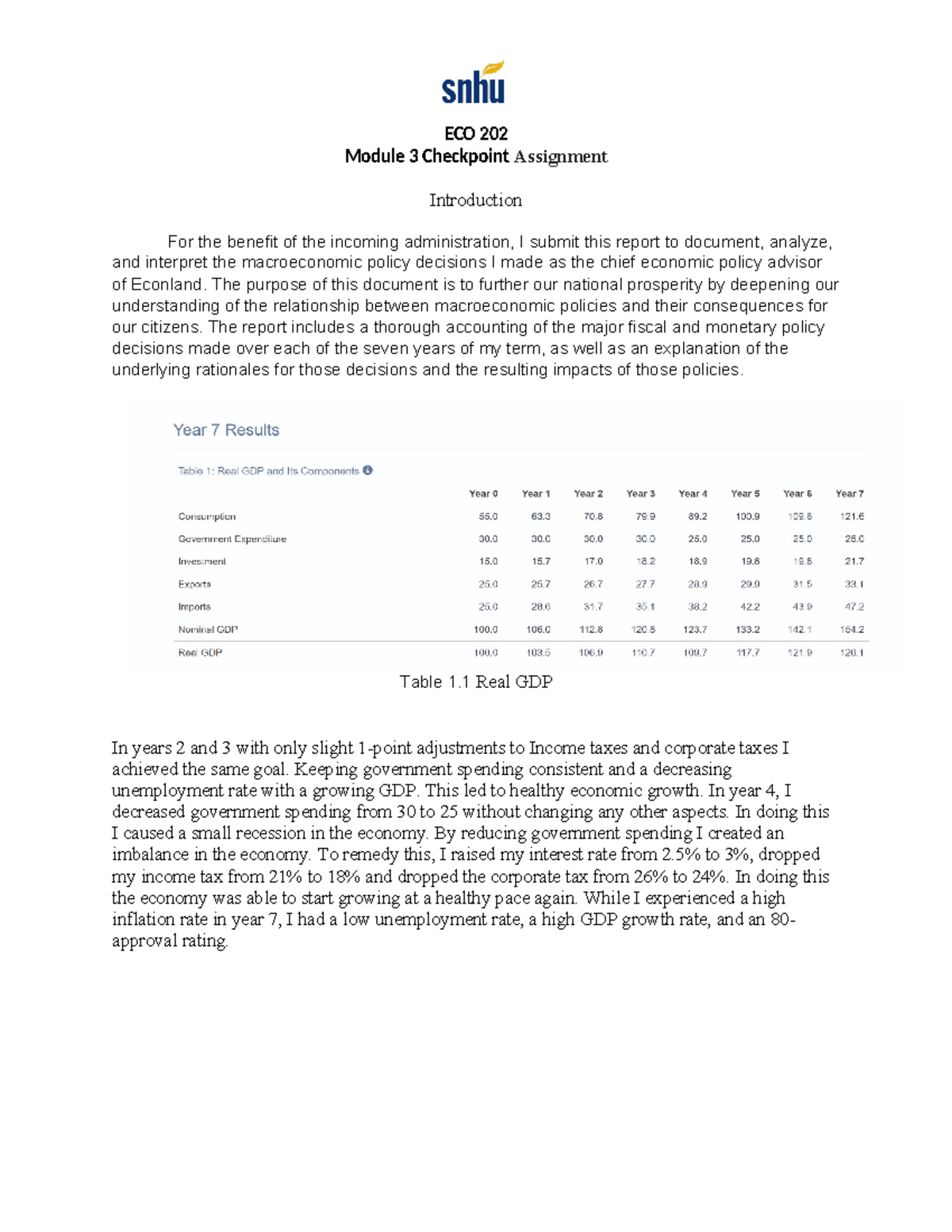 Econ202 wk3 - first write up for part 1 of final paper - ECO 202 Module ...