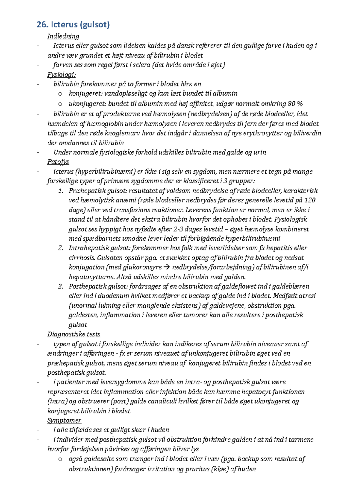 26-Icterus-gulsot - Top notes for top students - 26. Icterus (gulsot ...