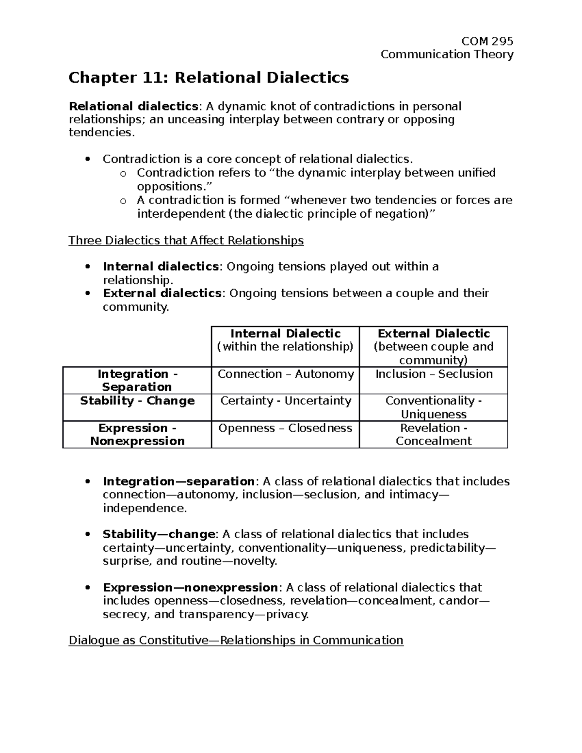 Chapter 11 - Lecture notes 11 - COM 295 Communication Theory Chapter 11 ...