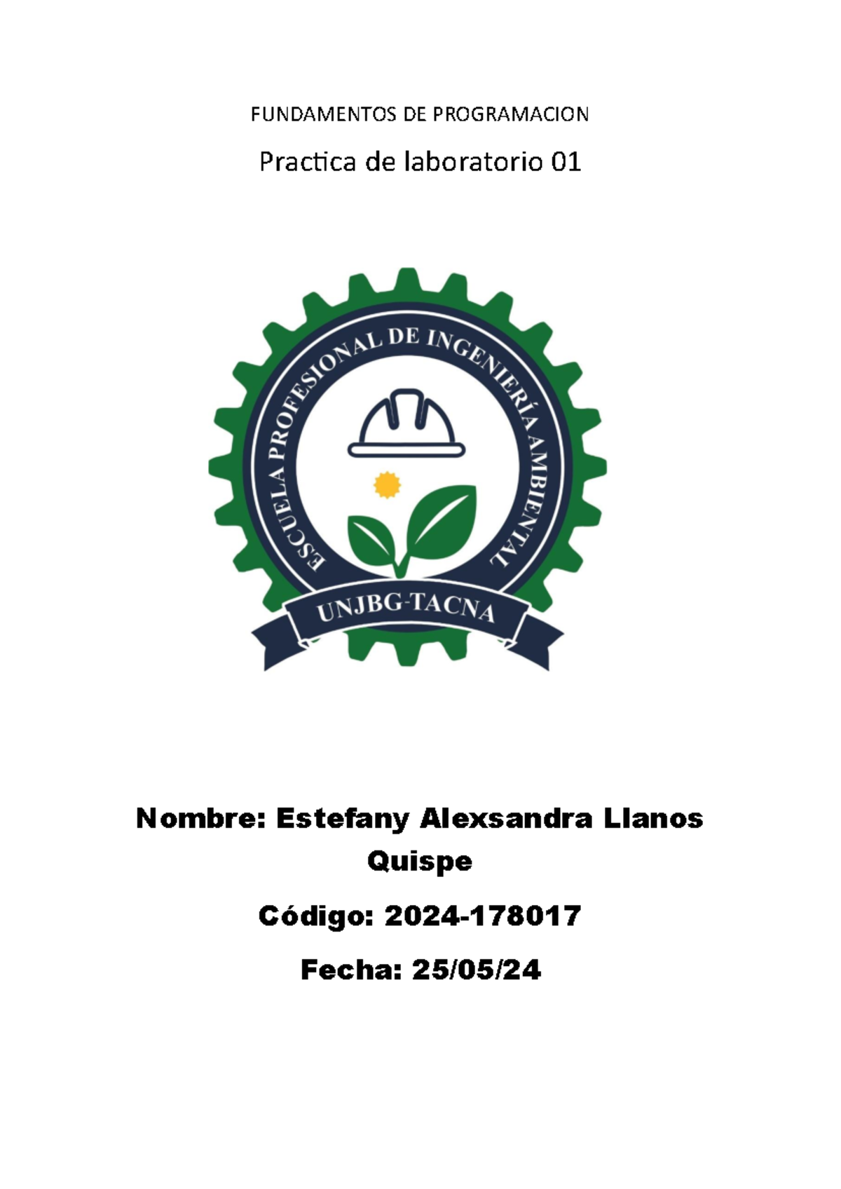 Informe 4 Fundamentos de programacion WHILE - FUNDAMENTOS DE ...