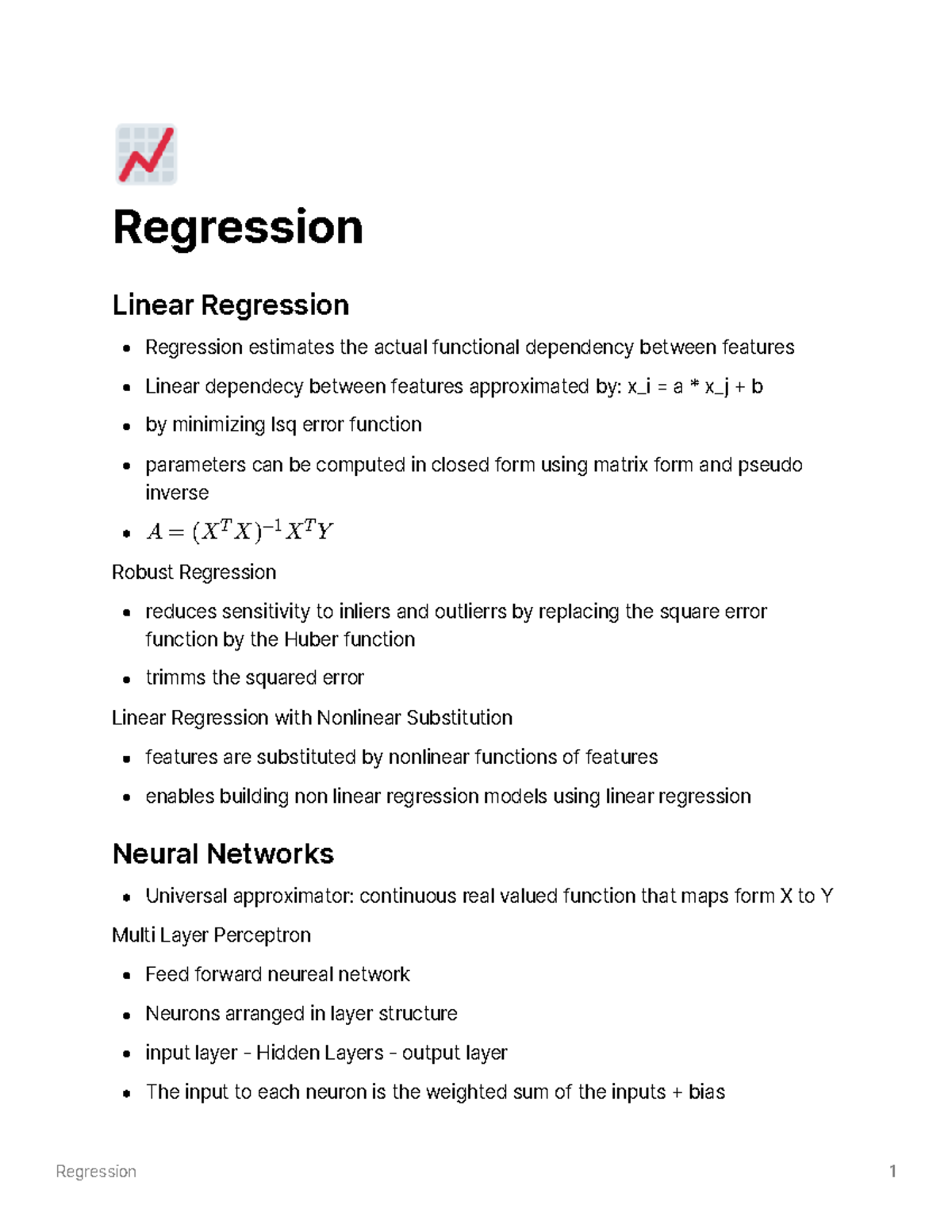 Regression - Studocu
