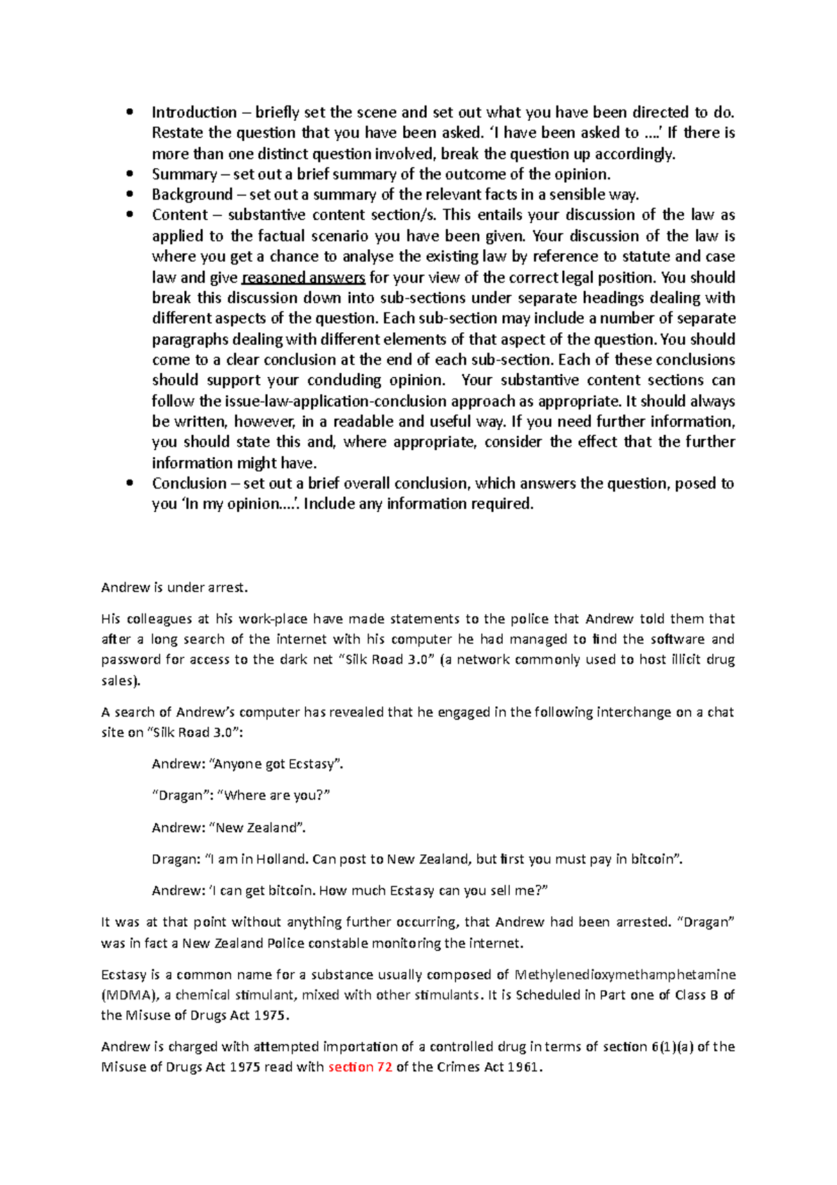 Crimes Essay Draft 2021 - Introduction – briefly set the scene and set ...