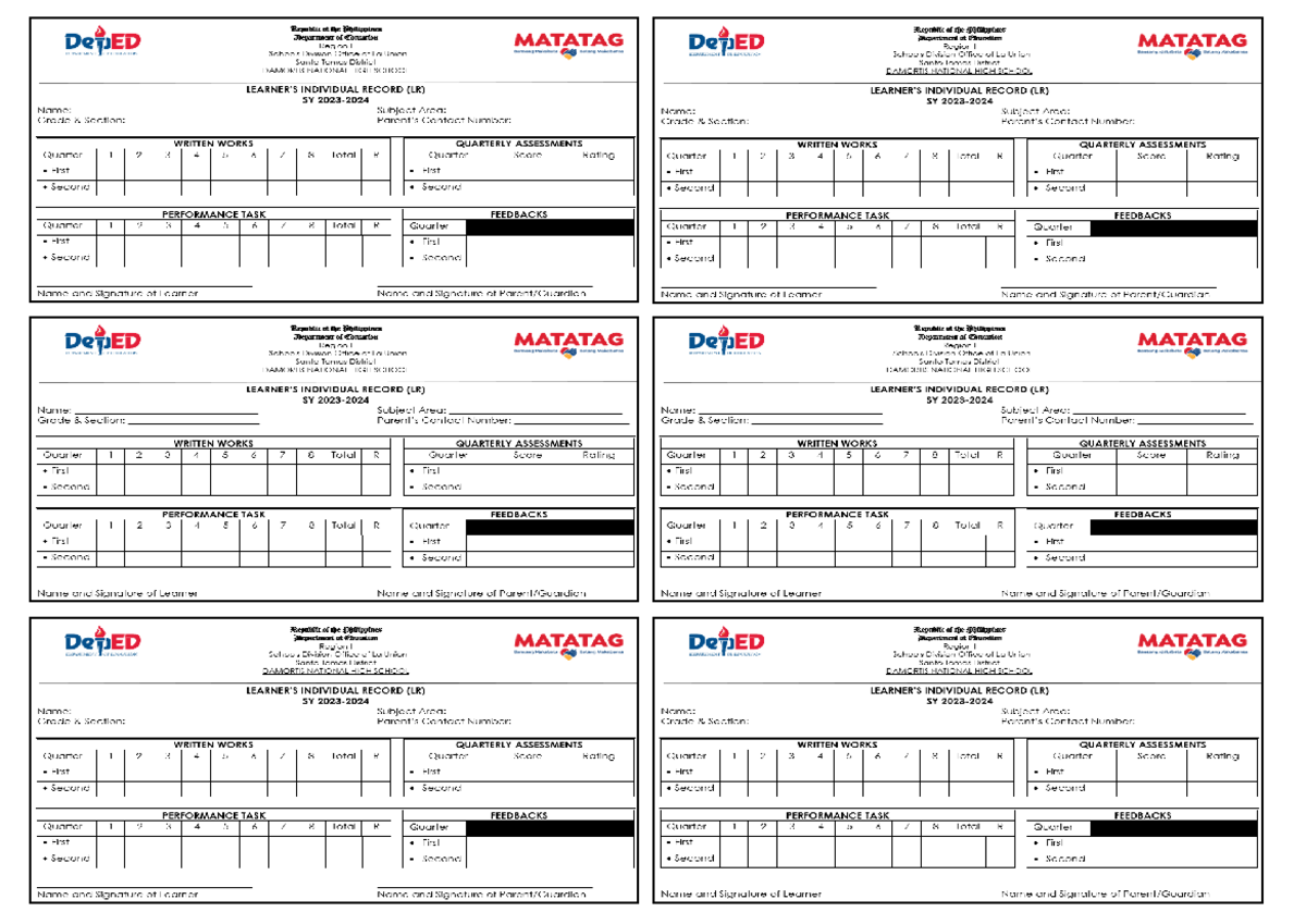 Learners-Individual-Record - Advanced Control Systems II - Studocu