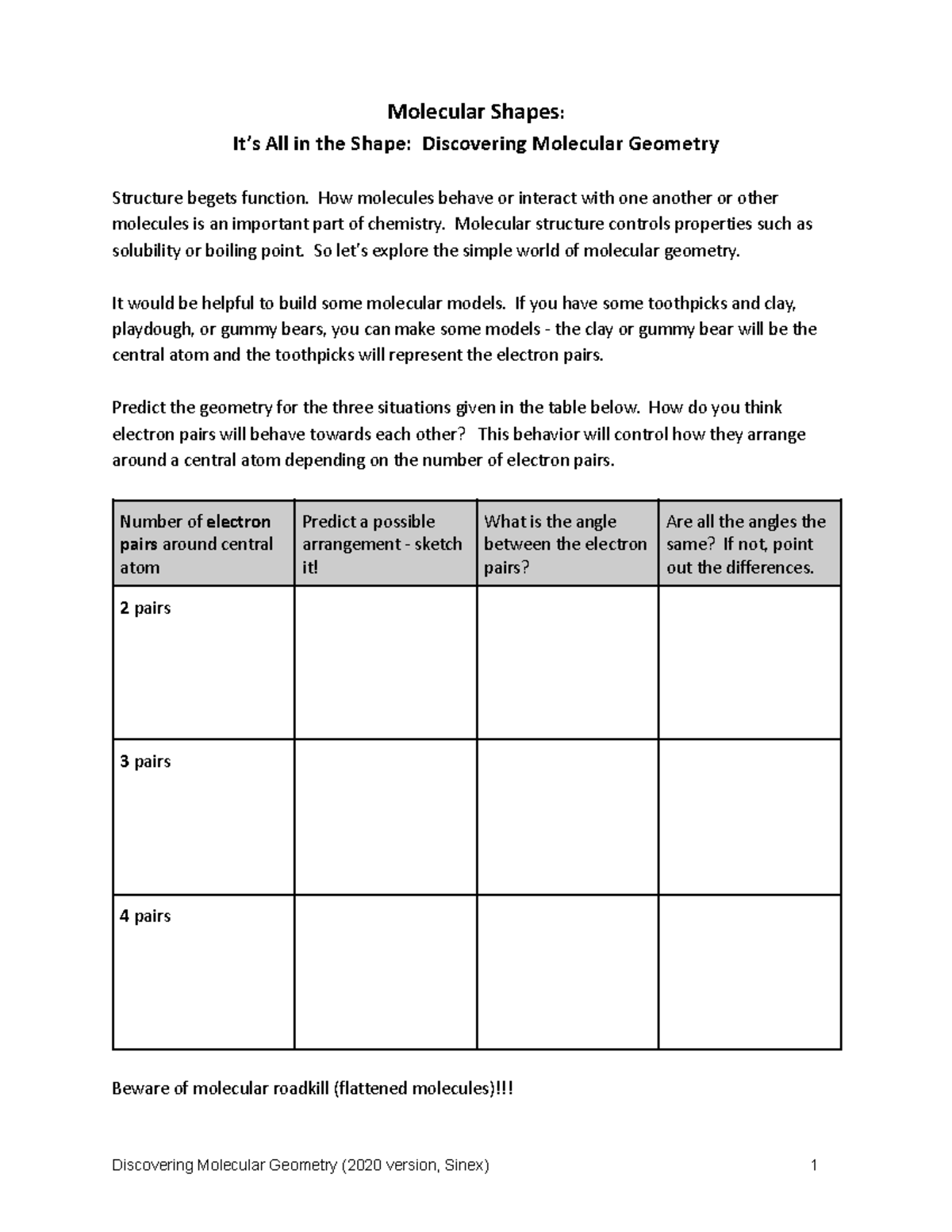 Copy of Ph ET Simulation Molecular Shapes - Molecular Shapes: It’s All ...