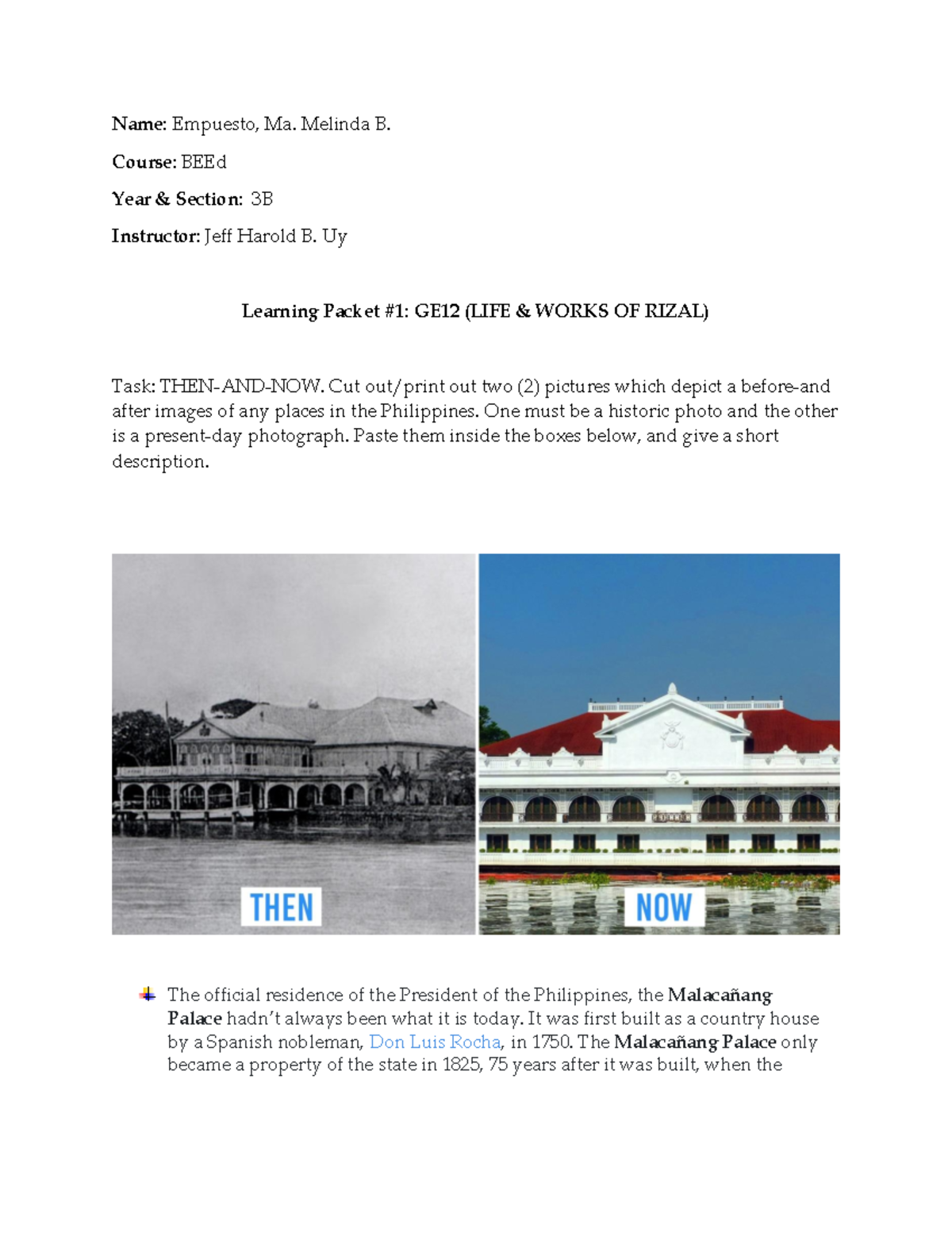 GE 12 Learning Packet 1 (Empuesto, Ma. Melinda B. BEEd 3B)-WPS Office ...