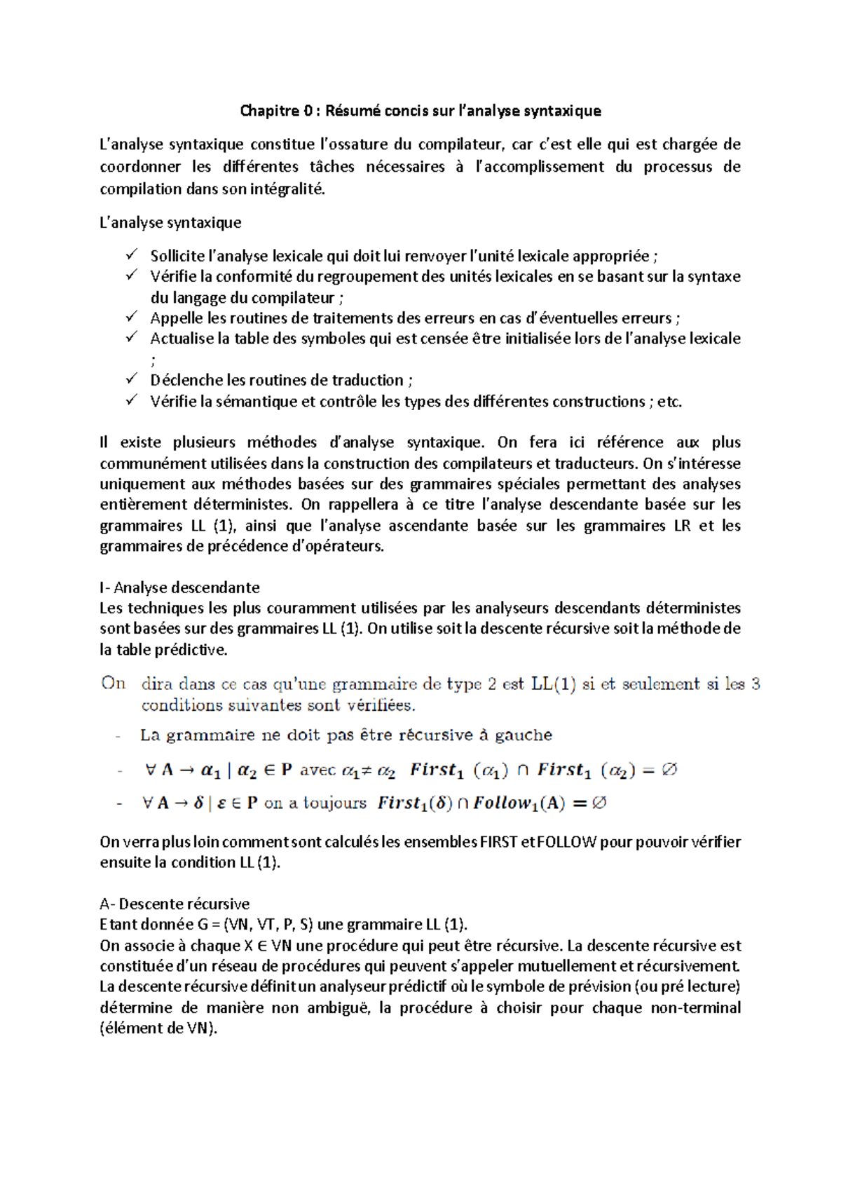 Chapitre 0 Compil 2 - gestion de projet - Chapitre 0 : Résumé concis ...