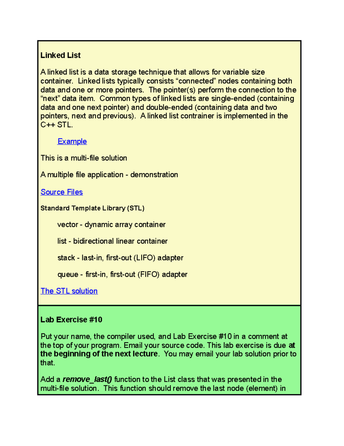 22bf17day17notes Classes Linked List A Linked List Is A Data