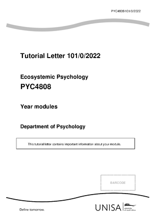 Tut 101 - Tutorials - HMPYC80/101/3/ Tutorial Letter 101/3/ Research ...