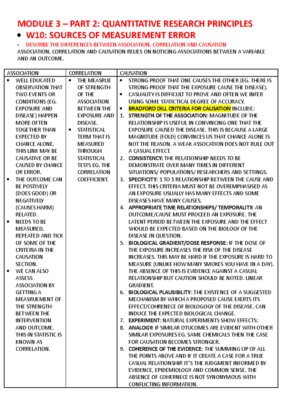 Module 3 - PART 2 - Quantitative information - MODULE 3 – PART 2 ...