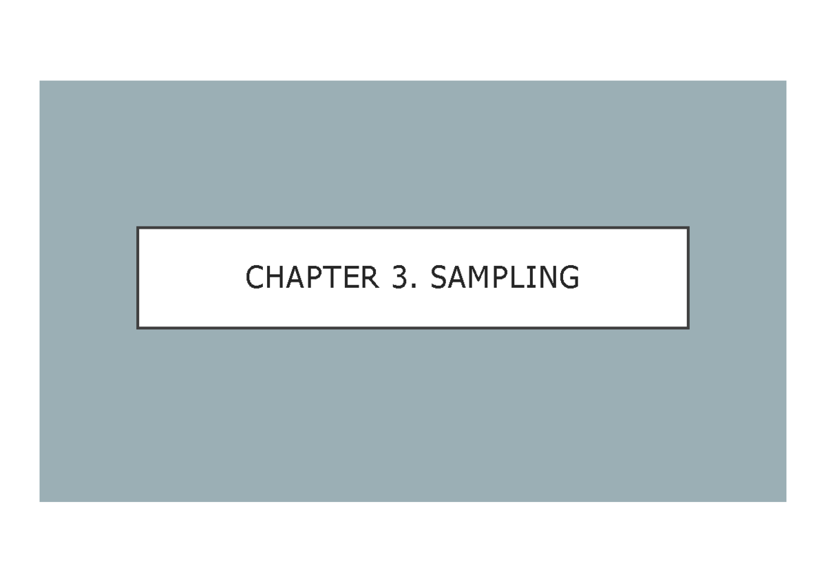 BF3525E Ch3 sampling - Please give your documents - CHAPTER 3. SAMPLING ...