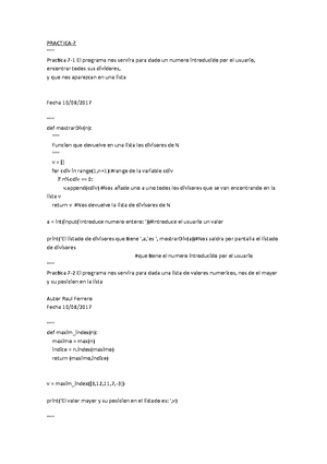 Practica-6 - Prácticas fundamentos de programación - PRACTICA 6 FUNDAMENTOS DE PROGRAMACION ...