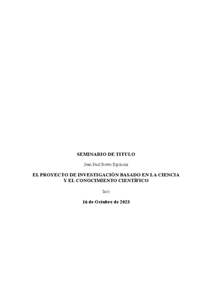 Proyecto de Titulo Profesional semana 7 Gloria Pereira B - INSTITUTO IACC INGENIERIA EN ...