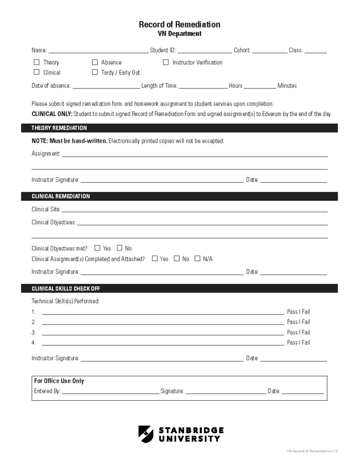 VN-Recordof Remediation-v1 - Record of Remediation VN Department VN ...