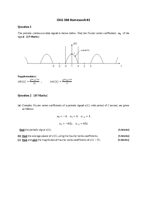 Transformations Of Signals - Signal and systems - Studocu