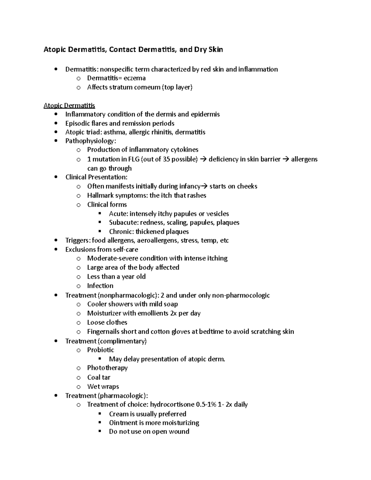 Atopic Dermatitis - Dr. Fiori - Atopic Dermatitis, Contact Dermatitis ...
