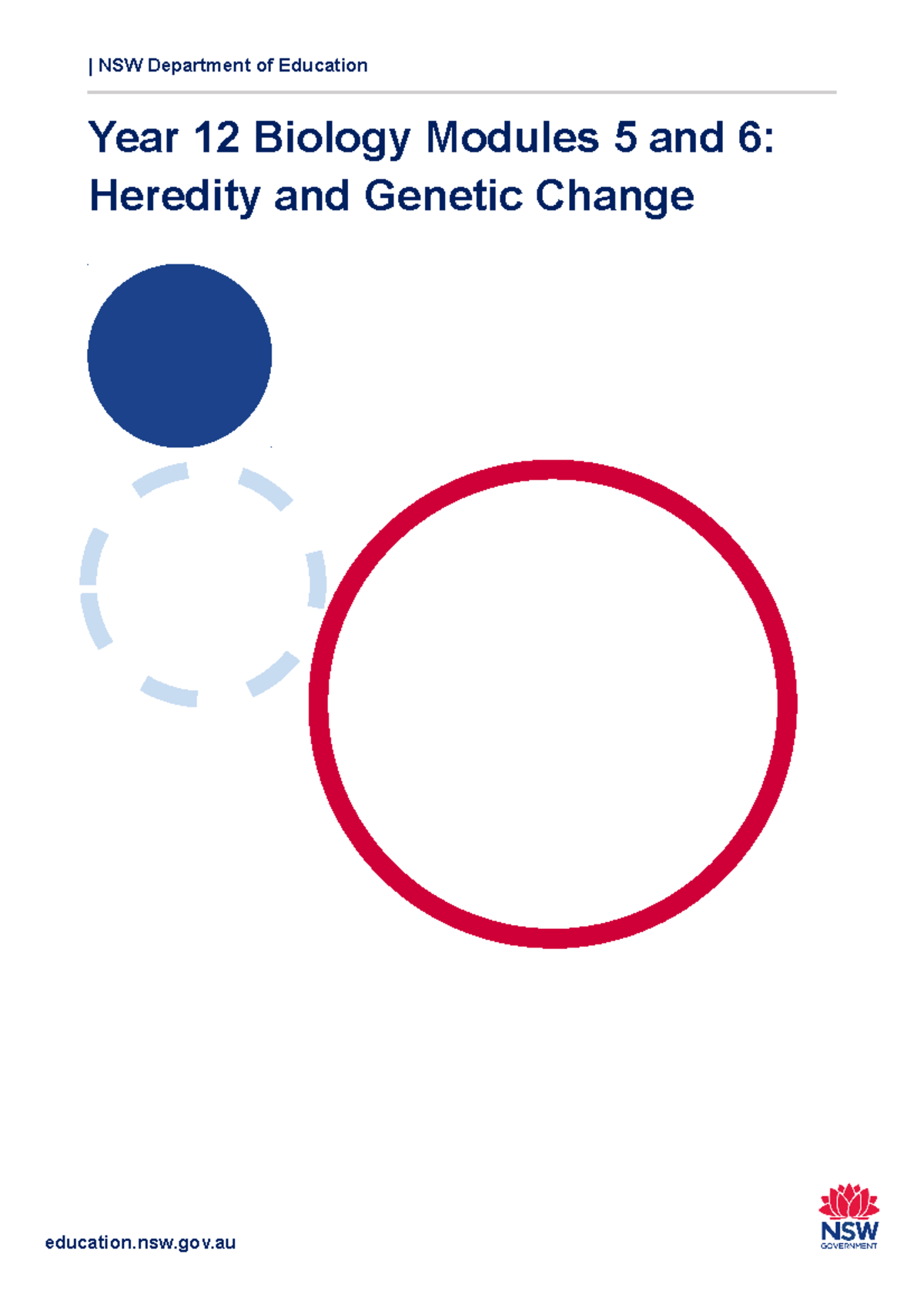 Biology module 5 and 6 guide - | NSW Department of Education Year 12 ...