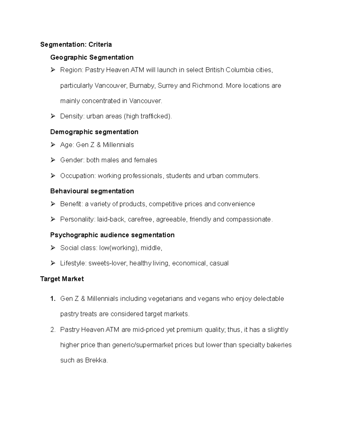 Segmentation Differentation Positioning Script Segmentation