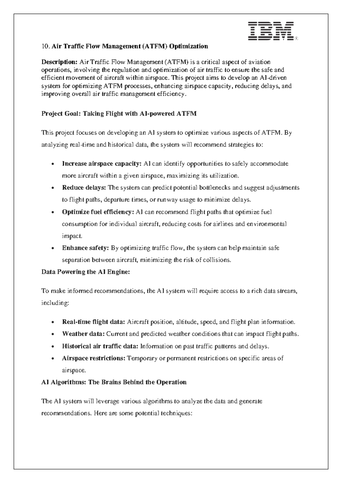 Usecase 10 - 10. Air Traffic Flow Management (ATFM) Optimization ...