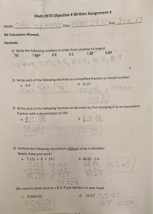math 0970 written assignment week 7 - MATH 0970 - Studocu