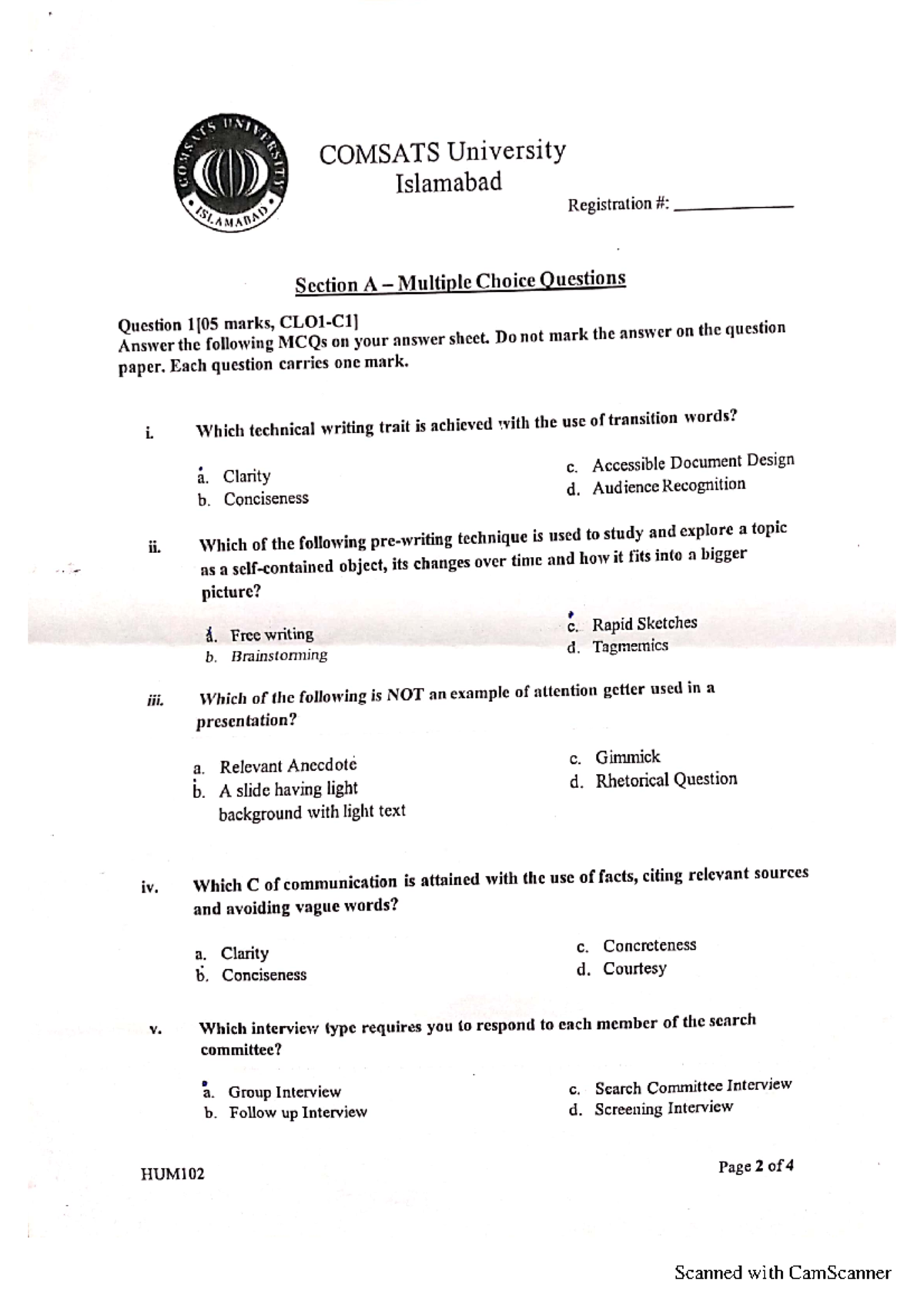 Rws final paper - Rws - Report Writing Skills - Scanned with CamScanner ...