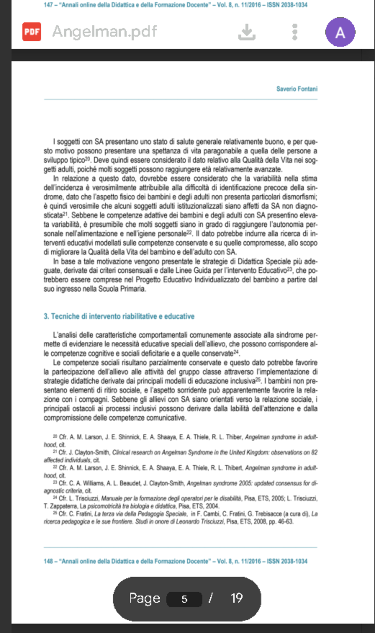 Angelman.pdf - Google Drive - _______________________________________________ 147 – “Annali ...