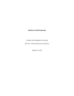 ECO 201 Week 4 Assignment - ECO 201 Project Week 4 Memo To: My Business ...