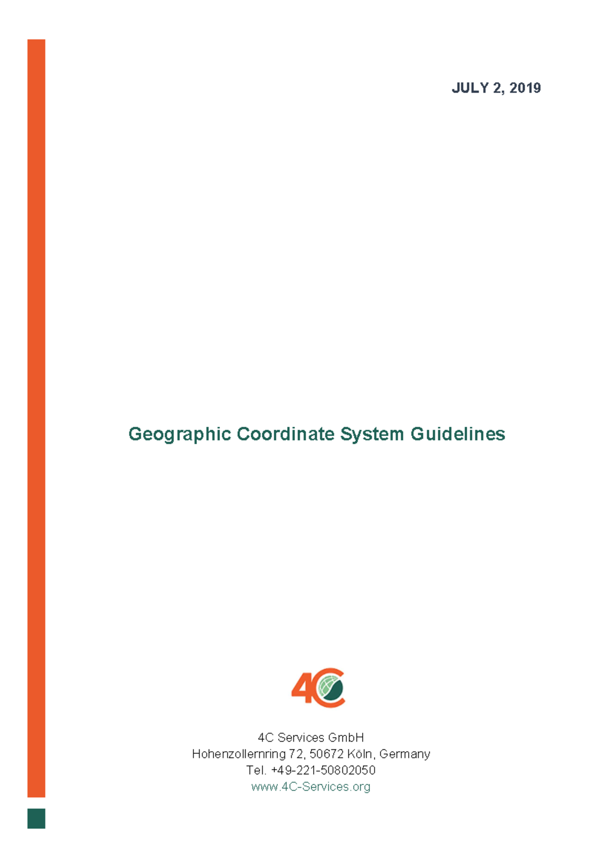4C Geographic-Coordinate System Guidelines 02 - 4C Services GmbH ...