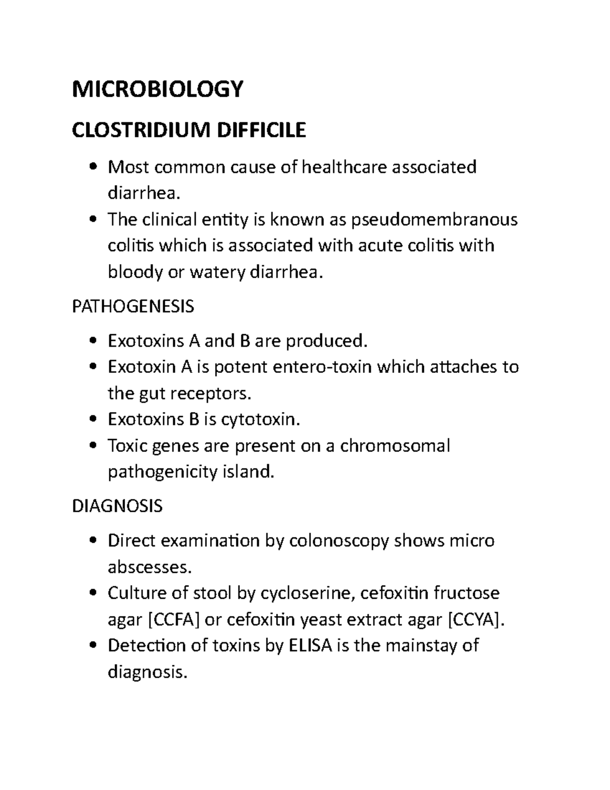 Clostridium difficile microbiology - MICROBIOLOGY CLOSTRIDIUM DIFFICILE ...