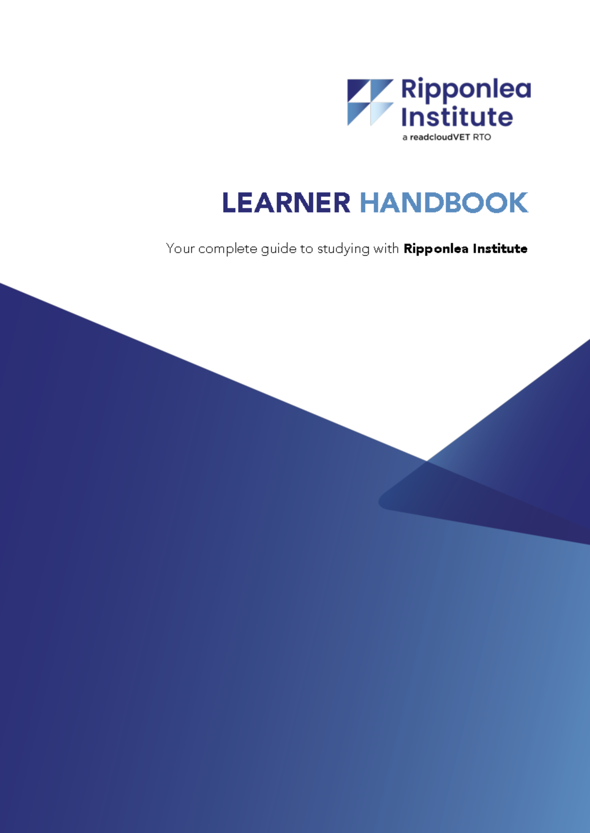 Learner Handbook 2023 - LEARNER HANDBOOK Your complete guide to ...