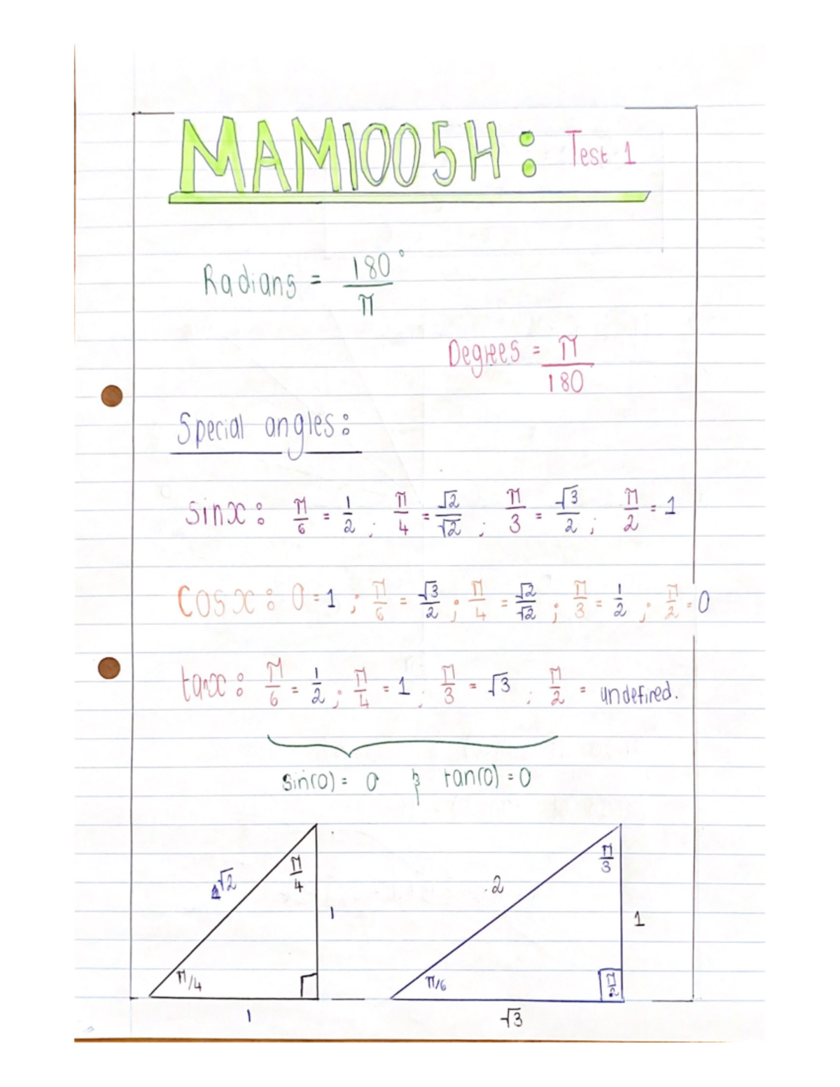 MAM1005H Notes 1 - MAM1005H - Studocu