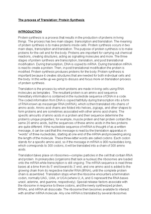 BCH 321 Practicals - These titles will help in preparing the background ...