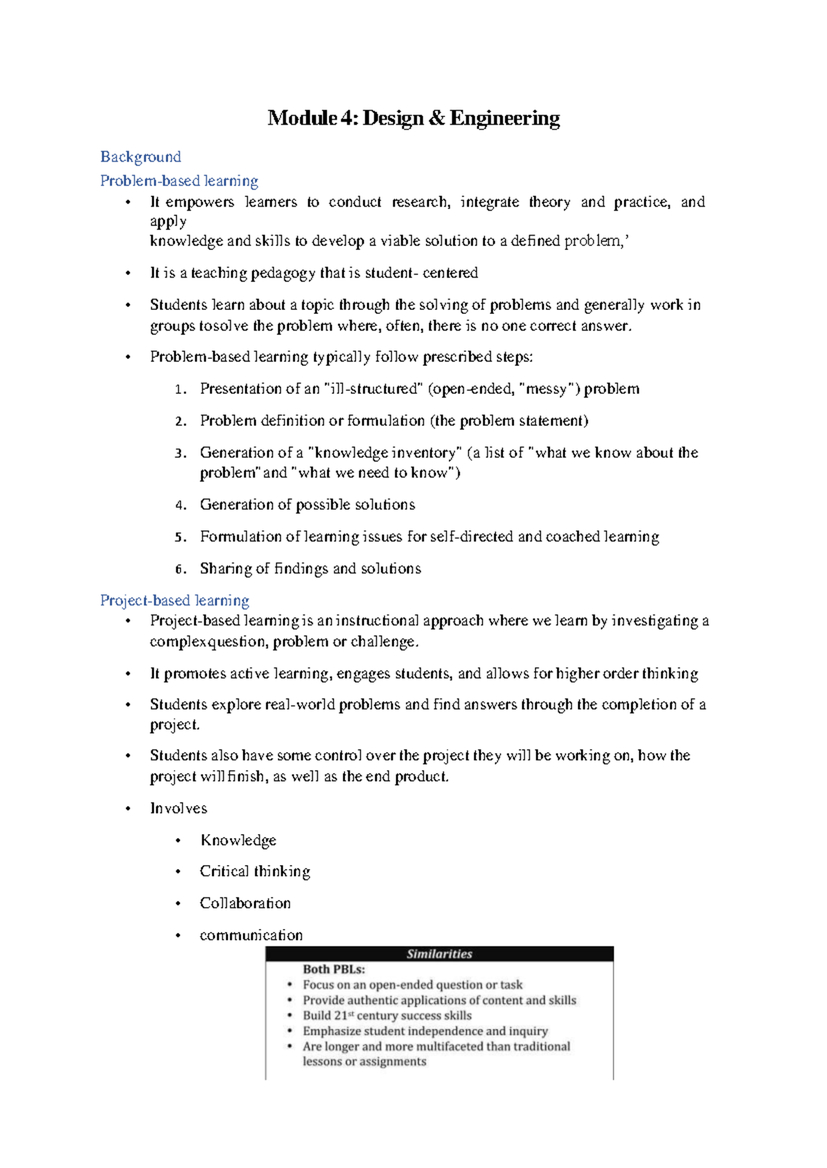 Module 4 - Module 4: Design & Engineering Background Problem-based ...