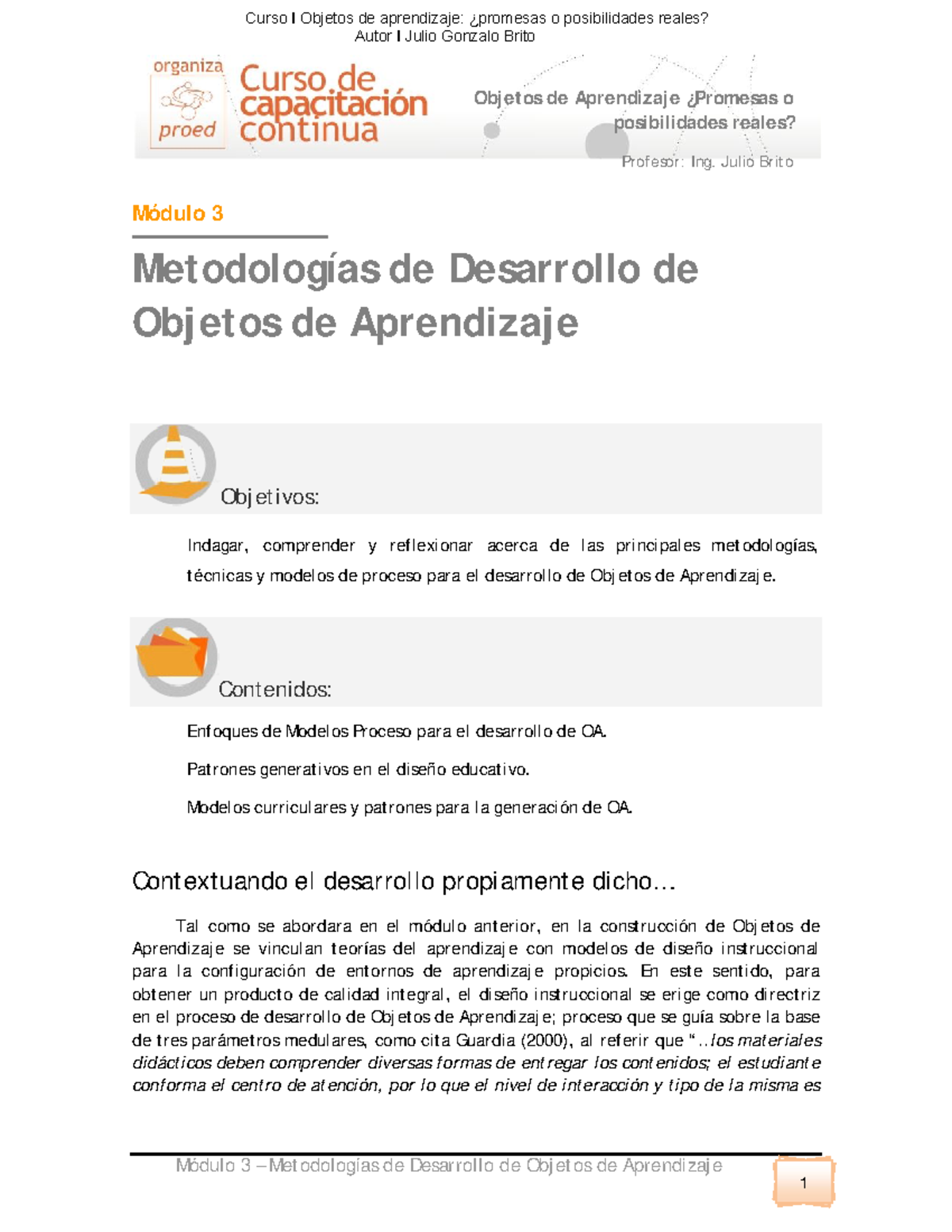 M1TE108 S5 Metodologias de desarrollo Midoa - Módulo 3 – Metodologías ...